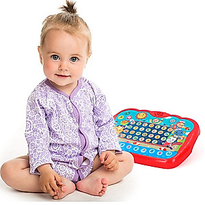 Learning Tablet for Toddlers 1-3 - Educational ABC Toy to Learn Alphabet, Number, Music & Words - Early Development Electronic Learning & Activity Game, Suitable for 1 2 3 Year Old Boys & Girls