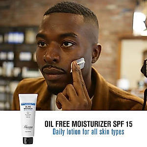 Baxter of California Oil Free Face Moisturizer with SPF15 for Men | UVA, UVB Defense | Fragrance-Free | All Skin Types | 3.4 OZ