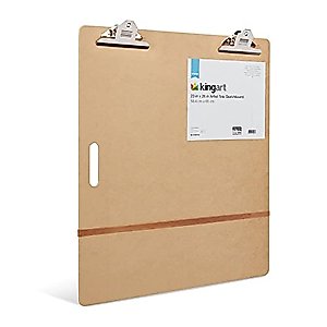 KINGART 23" x 26" Artist Sketch Tote Board - Great for Classroom, Studio or Field Use