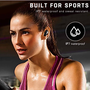 UrbanX Street Buds Live True Wireless Earbud Headphones for Samsung Galaxy S21 Ultra 5G - Wireless Earbuds w/Active Noise Cancelling - (US Version with Warranty) - Black