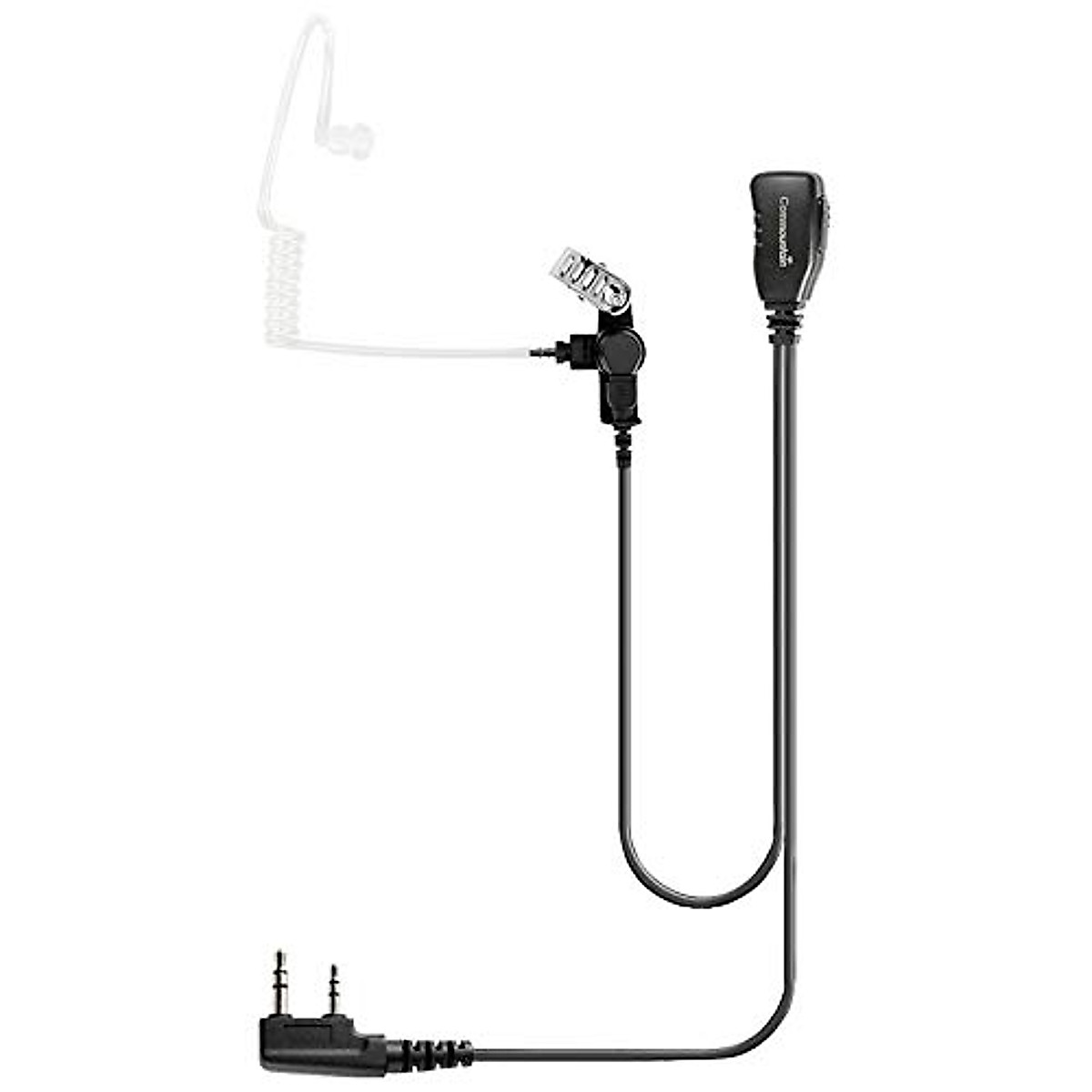 Commountain Single Wire Earpiece Compatible with Baofeng Radios BF-F8HP BF-F9 UV-82 UV-82HP UV-82C UV-5R UV-5R5 UV-5RA UV-5RE UV-5X3 and Kenwood BTECH Retevis Radios, Acoustic Tube Headset