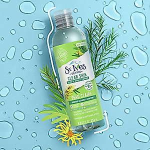 St.Ives Solutions 3-in-1 Face Toner For Combination to Oily and Acne Prone Skin Clear Skin Made with 100 percent Natural Tea Tree Extract, Vitamin B3, Micellar Water Technology, and Witch Hazel 8.5 oz