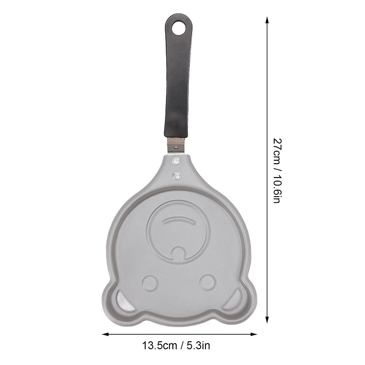 TOPINCN Mini Egg Pan, Nonstick Egg Frying Pan Omelet Pan Innovative Korean Breakfast Pot DIY Mini Breakfast Pan Small Egg Pancake (Bear)
