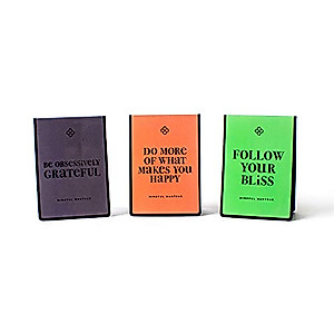 Folio Motivational Affirmation Quote Mantra Magnetic Bookmarks - Set of 3 Inspirational Bookmarks for All Ages, Men, Women, Teens Girls Students for Friends, Coworkers & Student Incentives!