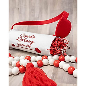 MagicWater Supply Crinkle Cut Paper Shred Filler (1/2 LB) for Gift Wrapping & Basket Filling - Red & Silver