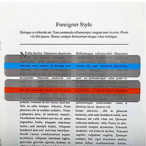 Bookmark, Highlight Strips, Kids Bookmarks Reading Guide Strips for Children Teacher Kids Beginners