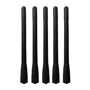 KRA-26M VHF Helical Antenna 136-174 MHz for Kenwood TK-5220 TK-5210 TK-2207 TK-2200 TK-2170 TK-2160 TK-2000E TK-280 TK-272G TK-190 Two Way Radio (Pack of 5)