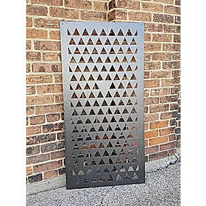 Triangle1US - Privacy Screen Metal Garden Fence Decor Art