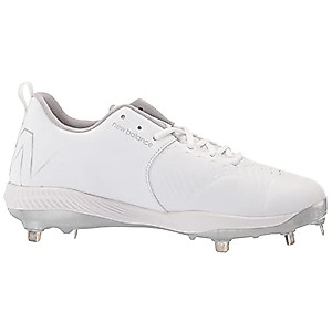 New Balance Women's FuelCell Fuse V3 Metal Softball Shoe, White/White, 8