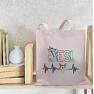 BDPWSS Tote Bag For Sistar Sorority Sisterhood Gift Freemason Lodge Gift (ES heartbeat TG)