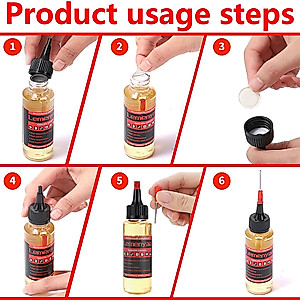 Lemenyaa Door Hinge Lubricant, 2 oz, Silicone Penetrating Oil, Squeak Fix Now-Now, Strong Lube&Rust Inhibitor for Garage Door, Hinge, Lock, Chain, Drawer Slide, Sliding Door(32#)-by Lemenyaa