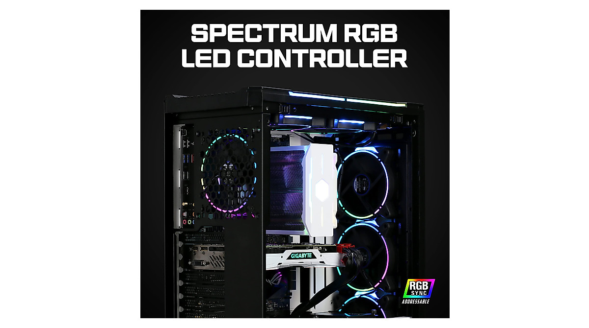 Zalman X3 White High-End PC Case with ARGB Fans & Tool-Free Design