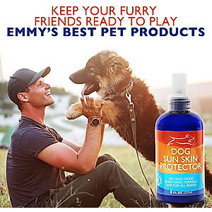EBPP Dog Sunscreen Sun Skin Protector Spray 8 fl oz - Safe for All Breeds with No Zinc Oxide - Pet Protection and Moisturizer for Skin, Coat, Nose, Ears
