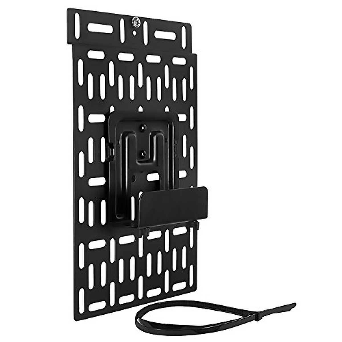Mount-It! Cable Box Mount Behind TV | Adjustable Universal Mounting Bracket for Streaming Devices, Router, Modem, DVD | Wall and Behind TV Compatible, Steel