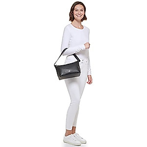 DKNY Tania Large Demi, Black/Silver