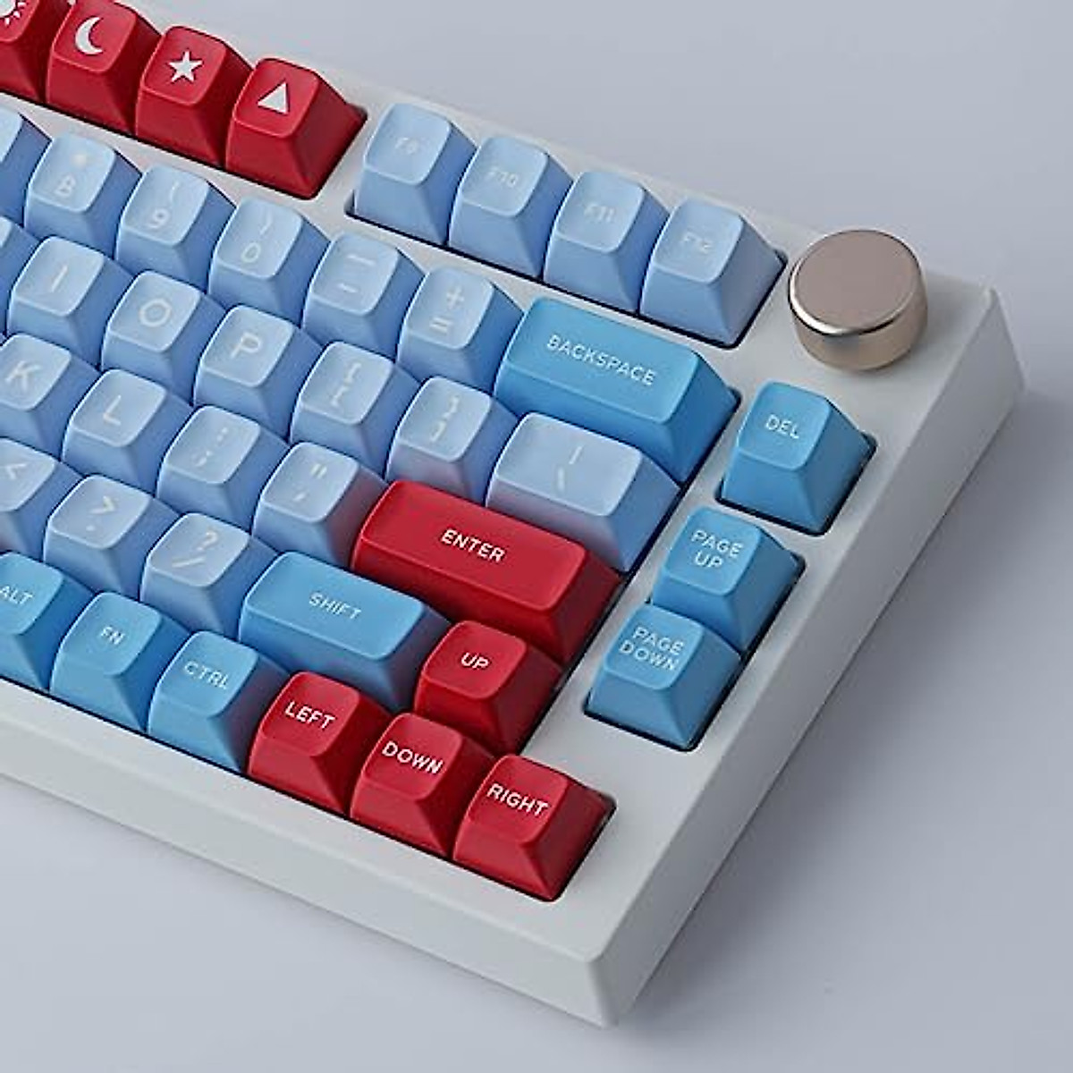 Tsungup keycaps - DoubleShot Keycaps, 173 Keys ABS Keycaps SA Profile Dye Sublimation Falan Custom Keycaps Full Set for Cherry MX Switches Mechanical Keyboards with 2.25u,2.75u,3u, 6.25u,7u Spacebar