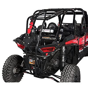 Tusk UTV Rear Bumper, Cargo Rack, and Spare Tire Carrier For Polaris RZR XP 4 Turbo EPS 2016