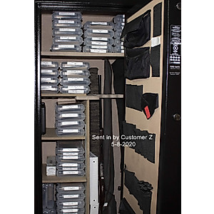 MTM In-Safe Handgun Storage and Organizing Case ISC12, Clear, 12-Inch (3-Pack)