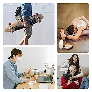 REAPP Triple Protection Bracelet-Natural Tiger Eye Yellow Blue Obsidian Beads Bracelet for Men, 8mm Crystal and Healing Stone Bracelet for Women