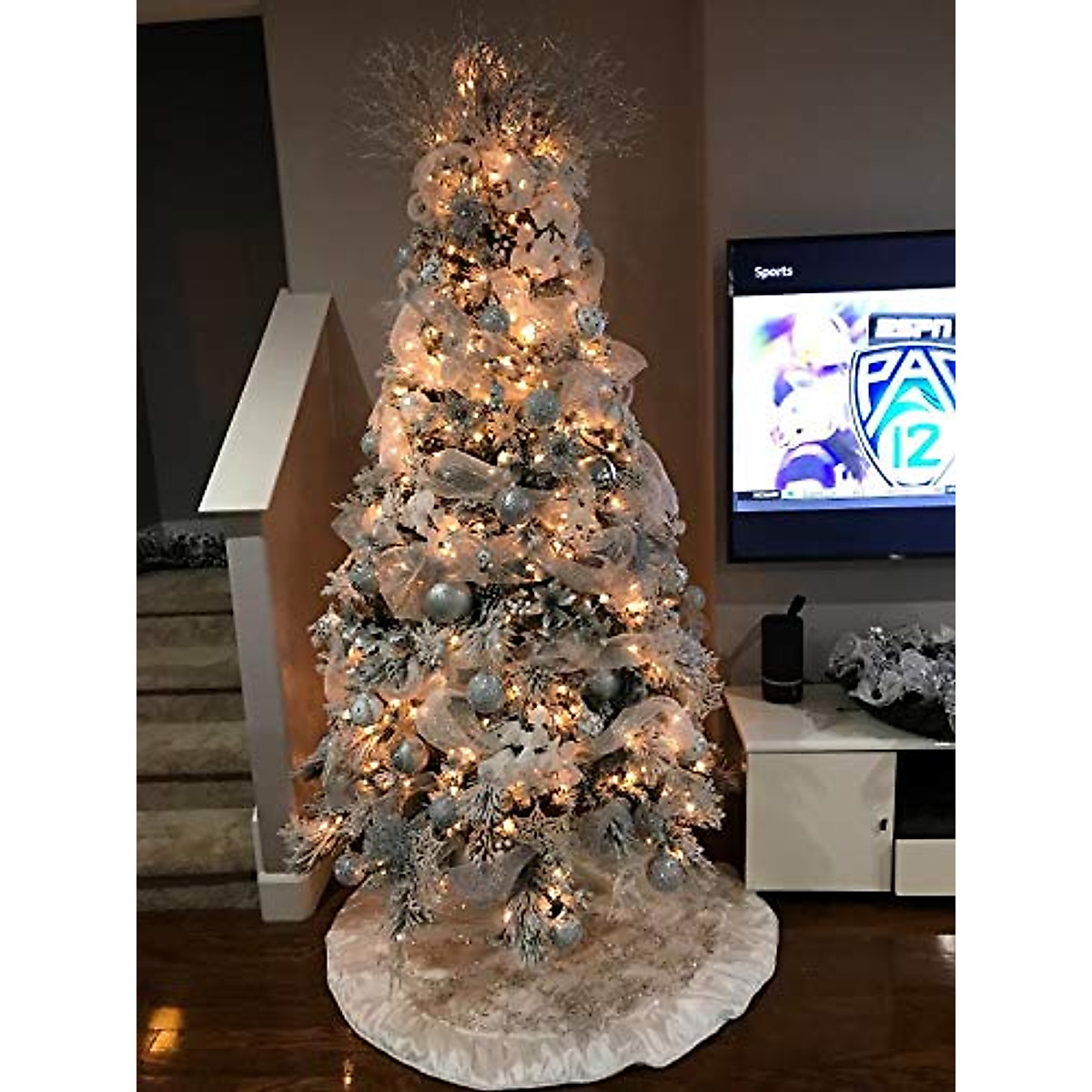 Floral Supply Online - 10 inch x 30 feet Red Metallic Mesh Ribbon. The Exclusive Metallic Red Mesh with A Unique Touch of Color and Sparkle.