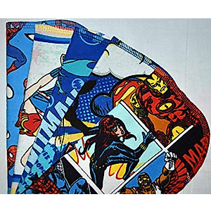 2 Ply Printed Flannel 8x8 Inches Little Wipes Set of 5 Favorite Superhero Characters