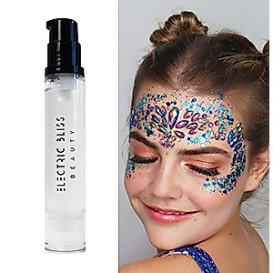 10 ML Quick Dry - Cosmetic Glitter Glue - Electric Bliss Beauty - Face & Body Chunky Glitter Glue Adhesive Body Cosmetic Makeup