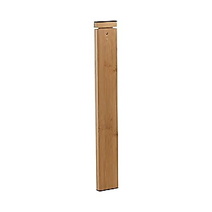 Simplify 2 Pack Large Bamboo Adjustable Drawer Dividers | Dimensions: 16.9" x 0.6" x 2.36" | Expands 17-22 “ | Bedroom | Kitchen Organization | Drawer Divider | Bamboo