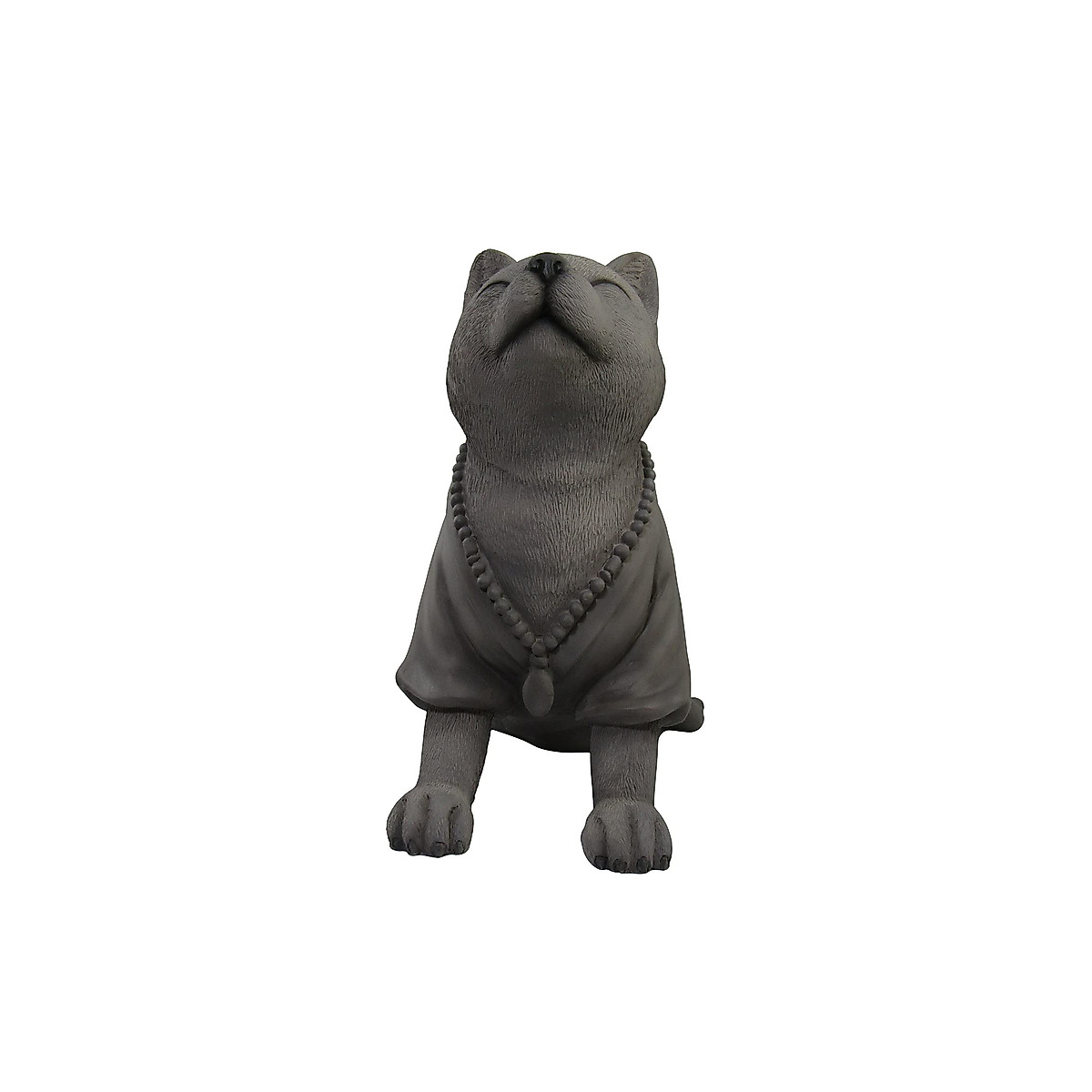 World of Wonders Zen Animals Meditation Outdoor Garden Statues | Asian Patio Decor and Front Yard Statues | Garden Welcome Statue Zen Items for Office - Cat