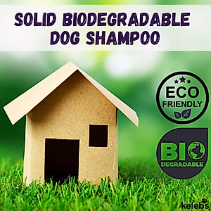 Kelebs Dog Shampoo | Allergies and itching | Dog Shampoo for Sensitive Skin | Puppy Shampoo | All Natural Dog Soap Bar with Lavender Oil & Oatmeal | for Smelly Dogs, Zero Plastic Vegan 3PCS