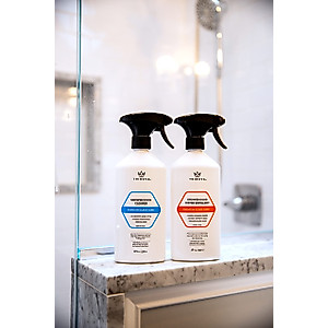 TriNova Shower Door Protectant - Glass Water Repellent - Shower Door Glass Sealant - Causes Water Beading - Prevents Soap Scum and Hard Water Buildup - 18 fl oz