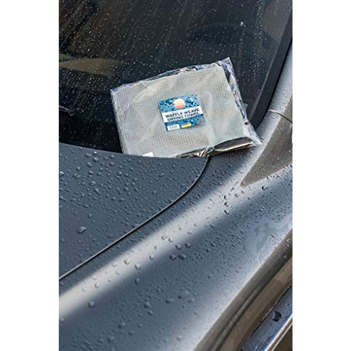 303 Products Waffle Weave Drying Towel - Premium and Ultra Absorbent - Safely Dries Paint Without Scratching - Perfect for Use After Car Wash, 1 Pack (39015)