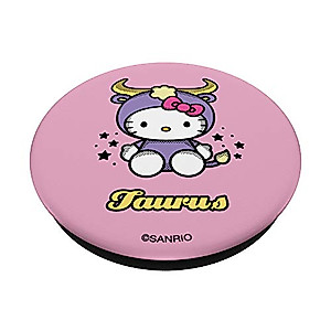 Hello Kitty Zodiac Taurus PopSockets PopGrip: Swappable Grip for Phones & Tablets