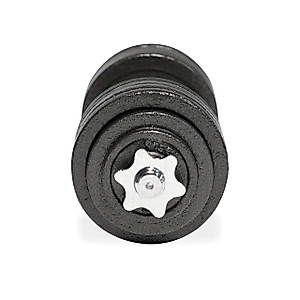 CAP Barbell 52.5-Pound Adjustable Dumbbell Set, Single, Black