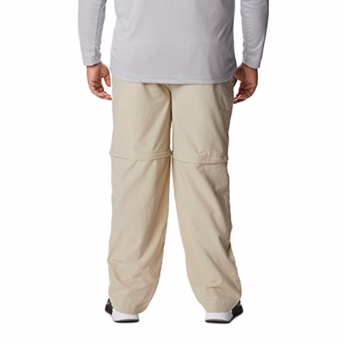 Columbia Men’s Backcast Convertible Sun Pants, Quick Drying Fossil