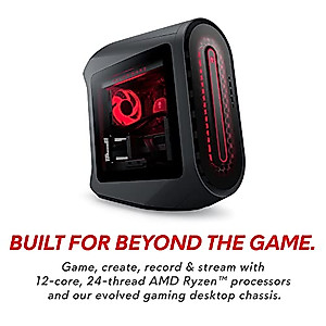 Alienware Aurora R14 Liquid Cooled Gaming Desktop - AMD Ryzen 9 5900, 32GB 3466MHz RAM, 1TB SDD + 2TB HDD, NVIDIA GeForce RTX 3080 10GB GDDR6X Graphics, VR Ready, USB-C, Windows 11 Home – Black