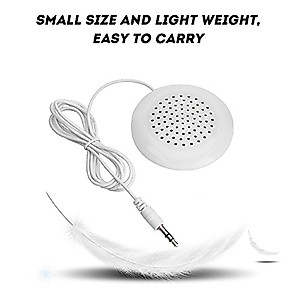 5pcs DIY Pillow Speaker, New 3.5mm Mini Stereo Speaker for MP3 Phone Portable CD