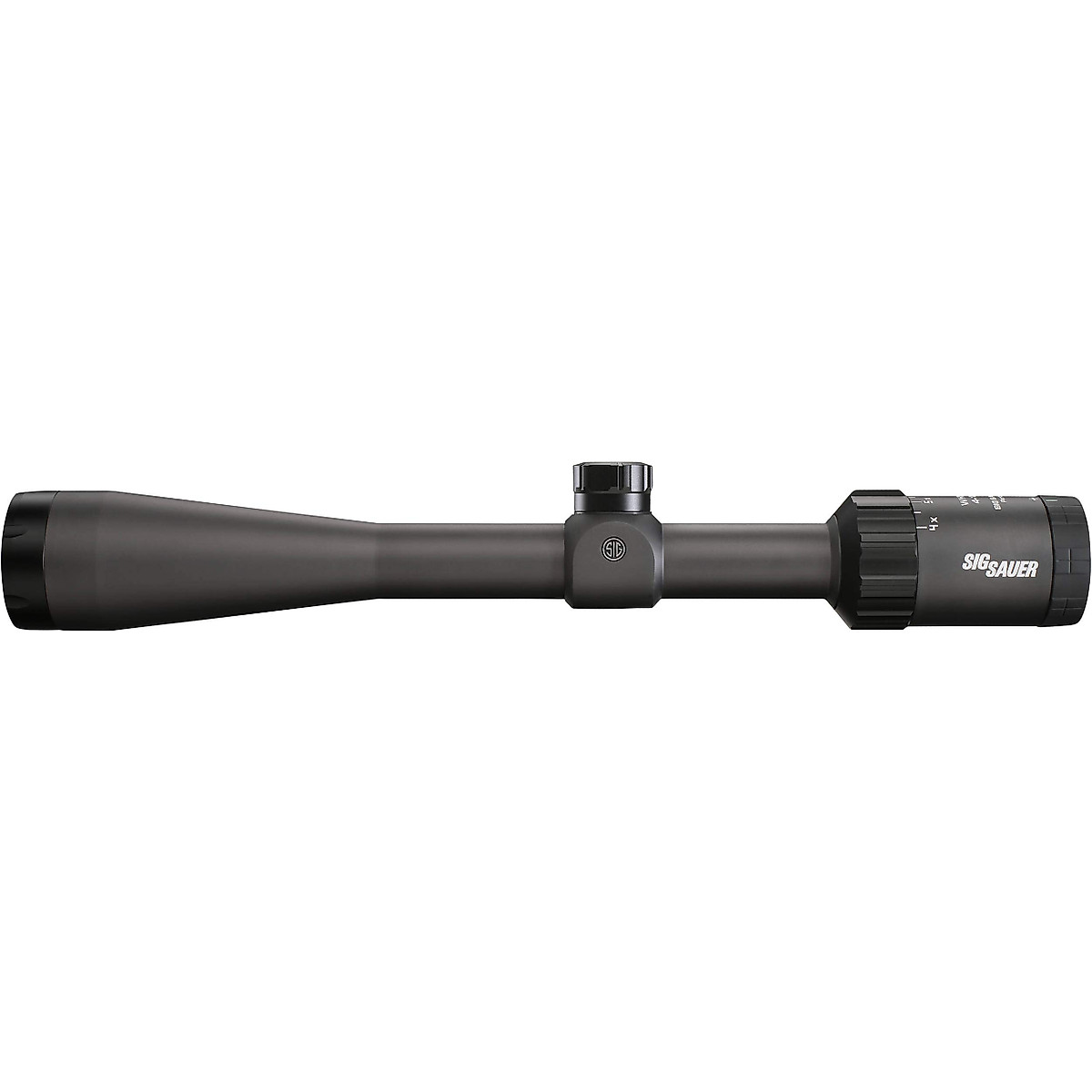 Sig Sauer Waterproof Fogproof Hunting Second Focal Plane 1-inch Tube Diameter Whiskey3 4-12X40mm Scope, BDC-1 Quadplex Reticle