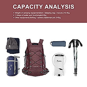 MOUNTAINTOP Hiking Backpack 35L Travel Backpack Lightweight Daypack for Men&Women Outdoor Camping