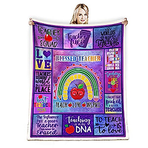 Juirnost Teacher Gifts for Women,Teacher Appreciation Gifts,Gifts for Teachers,Thank You Gifts for Teachers Day Graduation Retirement Birthday Gifts, Back to School Teacher Gift,Best Teacher Blankets