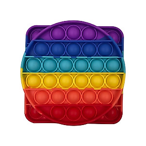 DAG Gear Fidget Push Poppers (4 Pack, Rainbow)