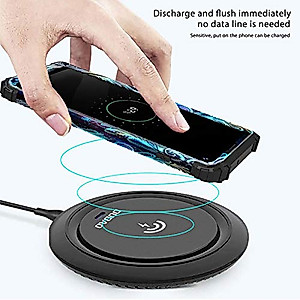 Casetego Compatible with Galaxy S10 Case,Floral Three Layer Heavy Duty Hybrid Sturdy Shockproof Full Body Protective Cover Case for Samsung Galaxy S10,Mandala