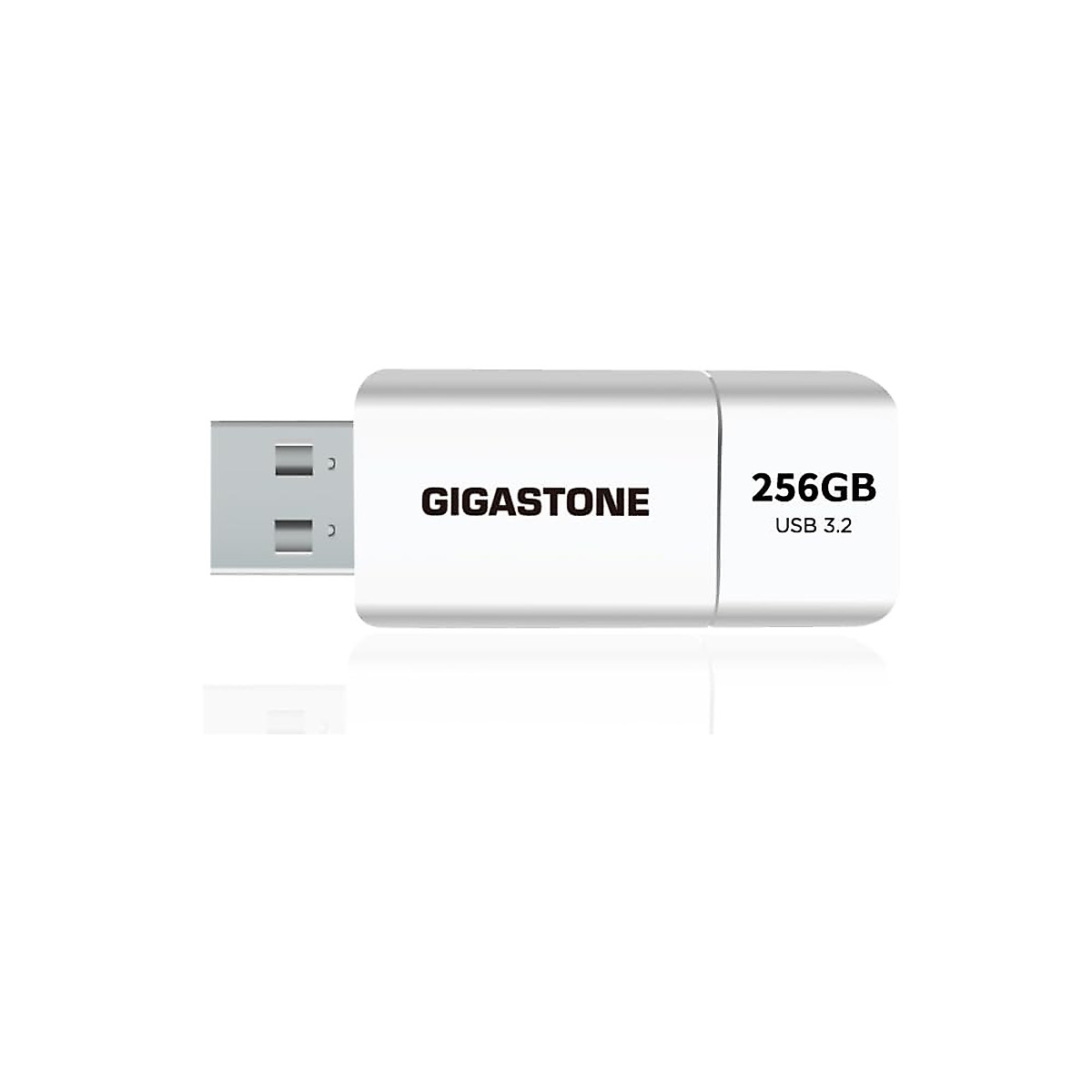 Gigastone Z60 256GB USB 3.2 Gen1 Flash Drive, R/W 120/80 MB/s Ultra High Speed Pen Drive, Capless Retractable Design Thumb Drive, USB 2.0 / USB 3.0 / USB 3.1 Interface Compatible.