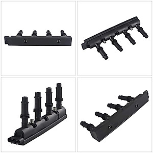 JDMON Ignition Coil Pack Compatible with Chevy Cruze Sonic Trax Volt Buick Encore 2013-2018 Cadillac ELR 2014-2016 1.4L L4 Replace for UF669 55577898 55579072 D521C