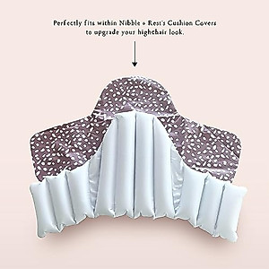 Nibble and Rest Highchair Support Cushion, Inflatable Insert, Compatible with IKEA Antilop Highchair, Made from Wipeable, Durable Plastic