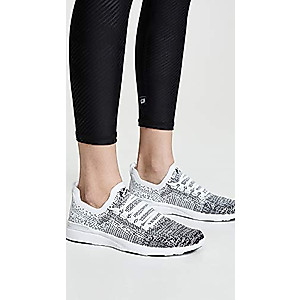 APL: Athletic Propulsion Labs Women's Techloom Breeze Sneakers, White/Black/Ombre, 10 Medium US