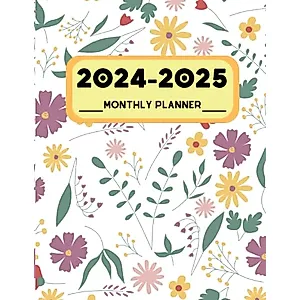 2024-2025 Monthly Planner: 2 Year Schedule Organizer With Holidays from Jan 2024 - Dec 2025