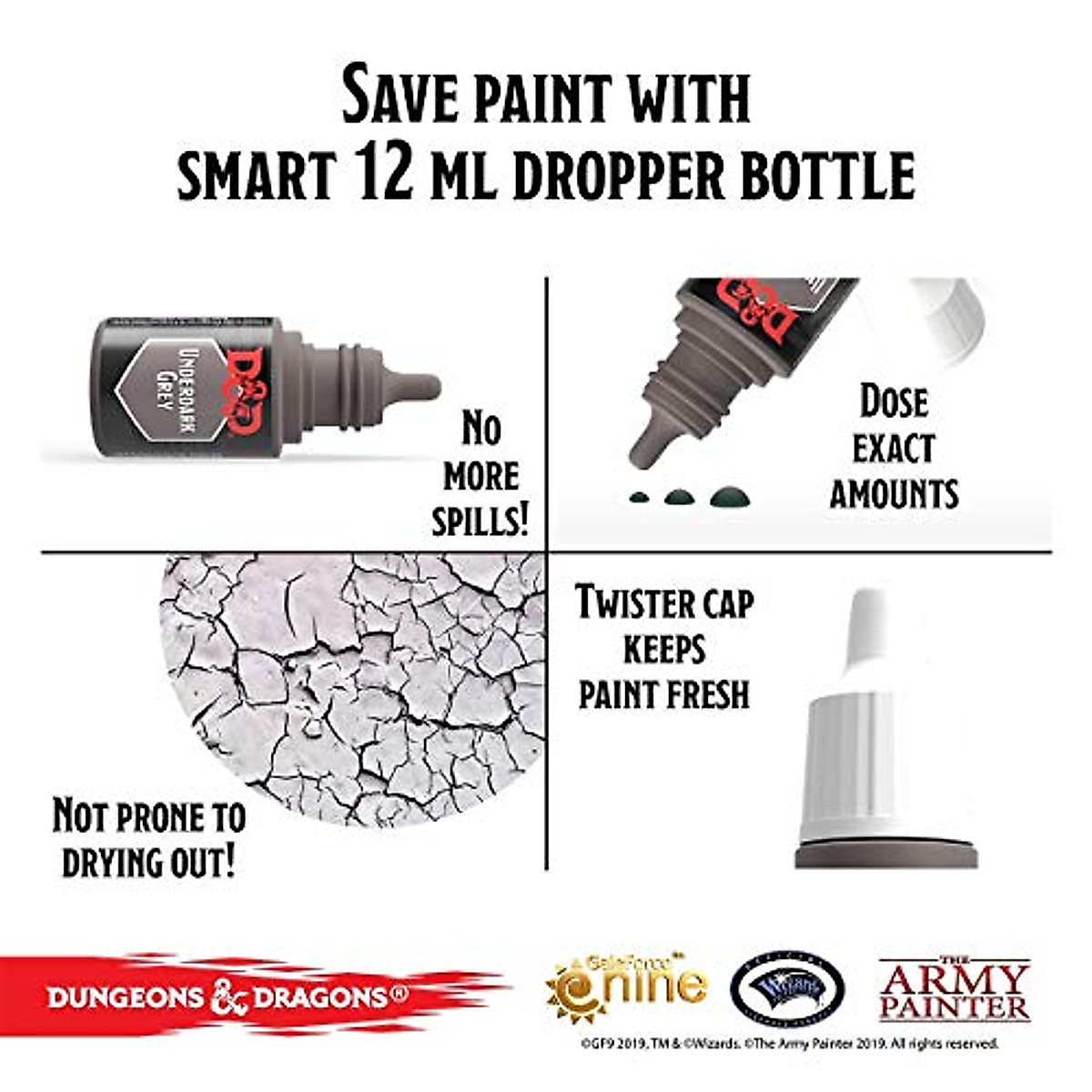 The Army Painter Dungeons and Dragons Official Paint Line Adventurer's Paint Set