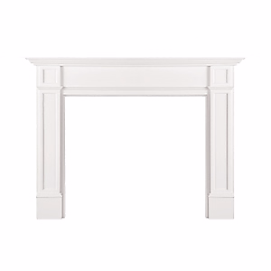 Pearl Mantels 540-48 Marshall Fireplace, 48-Inch, White Paint Mantel Surround, Opening Width