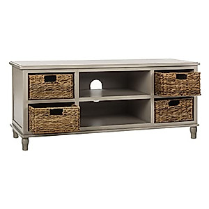 Safavieh Home Collection Rooney Entertainment TV Unit, Vintage Grey