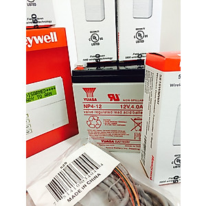 Honeywell Vista 20P, 6160RF, (10) 5816WMWH, Battery, Siren, Jack and Cord Kit Package